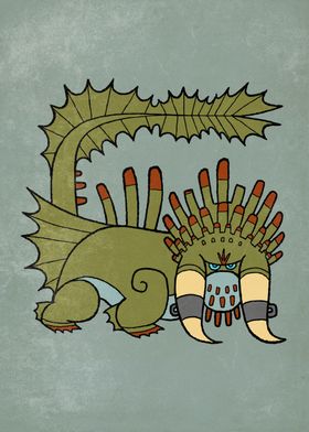 'Bewilderbeast' Poster by How To Train Your Dragon | Displate