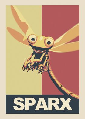 'Sparx' Poster by Spyro The Dragon | Displate