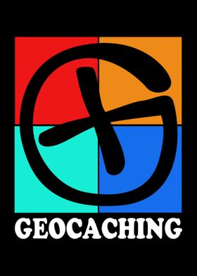 'Geocaching Colorful' Poster by FunnyGifts | Displate