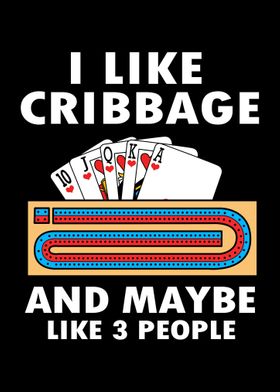 'I Like Cribbage' Poster by FunnyGifts | Displate