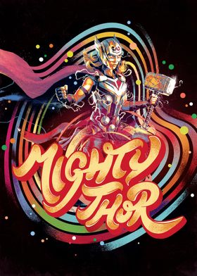 'Mighty Thor' Poster by Marvel | Displate