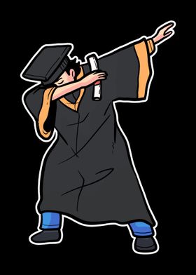 'Dabbing Graduate' Poster by FunnyGifts | Displate