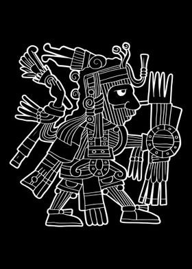 'Mixcoatl Aztec God' Poster by AestheticAlex | Displate