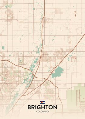 'Brighton CO' Poster by IMR Designs | Displate