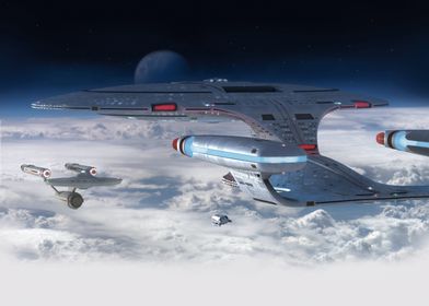 'NCC 1701 D' Poster by Star Trek | Displate