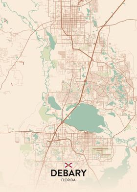 'DeBary FL' Poster by IMR Designs | Displate