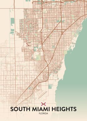 'South Miami Heights FL' Poster by IMR Designs | Displate