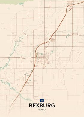 'Rexburg ID' Poster by IMR Designs | Displate