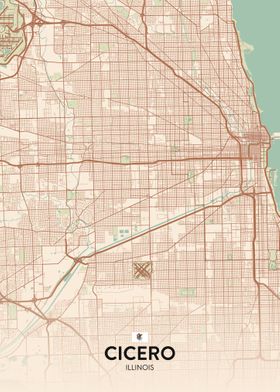 'Cicero IL' Poster by IMR Designs | Displate