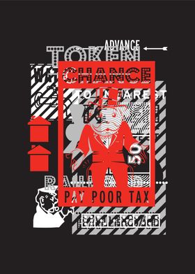 'Pay poor tax' Poster by Monopoly | Displate