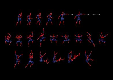 'Spidey Sprites' Poster by Marvel | Displate