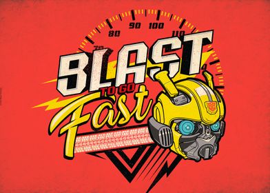 'Blast Fast' Poster by Transformers | Displate