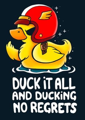 'Duck It' Poster by Valentina Fabbri | Displate