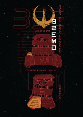 'B2EMO' Poster by Star Wars | Displate