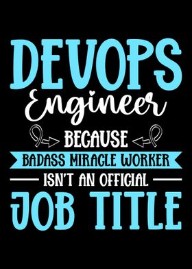'Devops Engineer' Poster by Michael | Displate