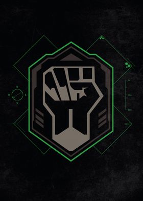 'MWII Badge 11' Poster by Call of Duty | Displate