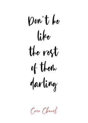 'Coco Chanel Quote' Poster by dkDesign | Displate
