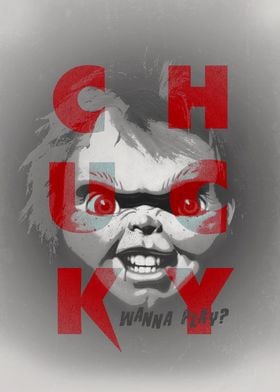 'Chucky Portrait' Poster by Child's Play | Displate