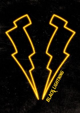 'Black Lightning Logo' Poster by DC Comics | Displate