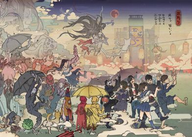 'Ghostwire Artwork' Poster by Ghostwire Tokyo | Displate