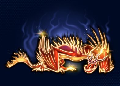 'Titan Monstrous Nightmare' Poster by How To Train Your Dragon | Displate