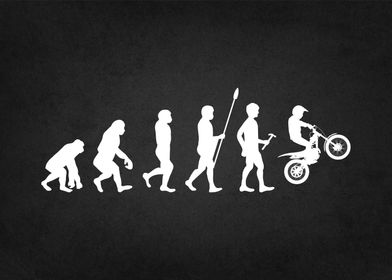 'evolution of motorcross' Poster by Bestselling Displate | Displate