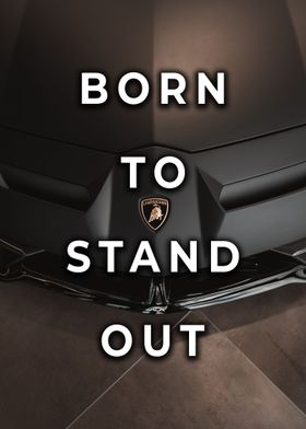 'Born to Stand Out' Poster by Conceptual Photography | Displate