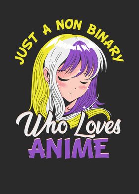 'Non Binary Anime Girl' Poster by AestheticAlex | Displate