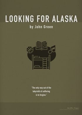 'Looking for Alaska Book' Poster by Design Turnpike | Displate