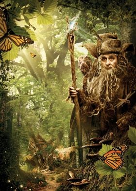 'Radagast the Brown' Poster by Middle-Earth | Displate