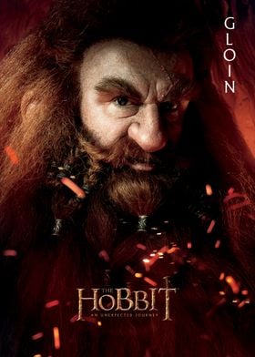 'H1 Gloin Portrait' Poster by Middle-Earth | Displate