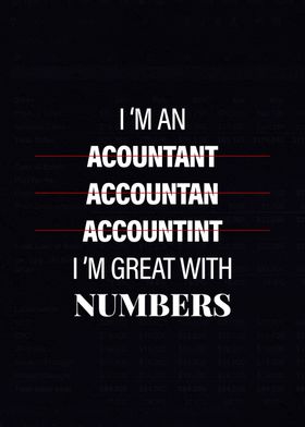'Accountant Humor' Poster by Uber Colektiv | Displate