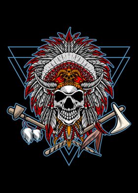 'Native American Chief' Poster by professionaldesigns | Displate