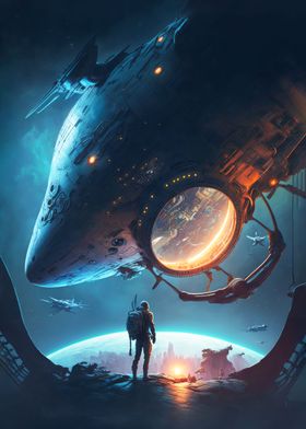 'Post Apocalyptic Traveler' Poster by Luong Phat | Displate