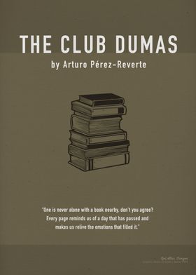 'The Club Dumas' Poster by Design Turnpike | Displate