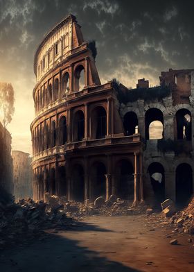 'Colosseum' Poster by Five Senses Art | Displate