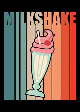 'Retro Milkshake' Poster by Hexor | Displate