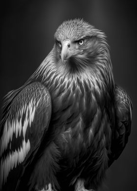 'Portrait of an Eagle' Poster by Five Senses Art | Displate