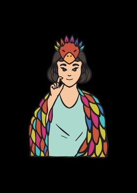 'BIRD ASL Hand Gesture Deaf' Poster by Michael | Displate