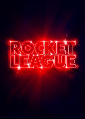 'Red Neon' Poster by Rocket League | Displate