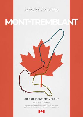 'Mont Tremblant F1 Circuit' Poster by Alo | Displate