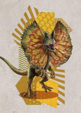 'Dilophosaurus' Poster by Jurassic World | Displate