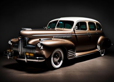 'Brown Antique Car' Poster by Coffee Design | Displate