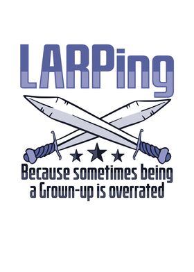 'LARP LARPing RPG Role' Poster by Michael | Displate