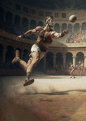 'football' Poster by luigi diamanti | Displate