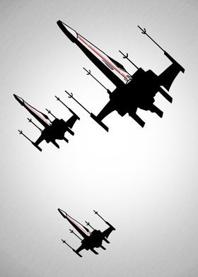 'X-Wing squadron' Poster by Star Wars | Displate