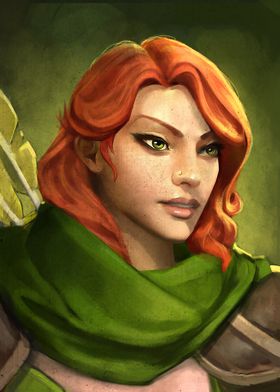 'Windrunner' Poster by Dota2 | Displate