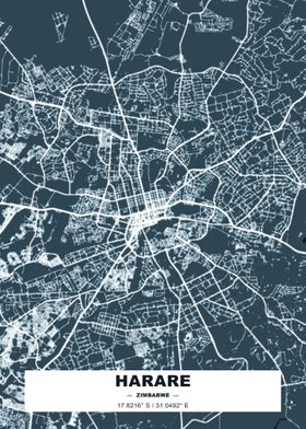 'Harare' Poster by Bo Kev | Displate