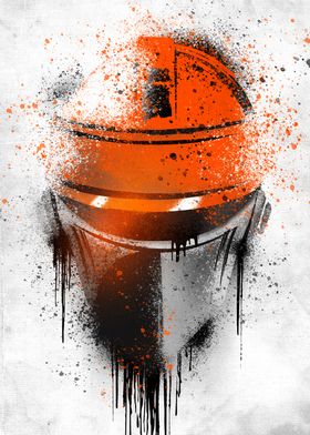 'Fennec Shand Helmet' Poster by Star Wars | Displate