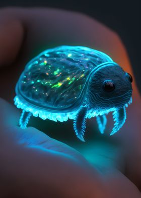 'Bioluminescent Bug' Poster by David Godbehere | Displate